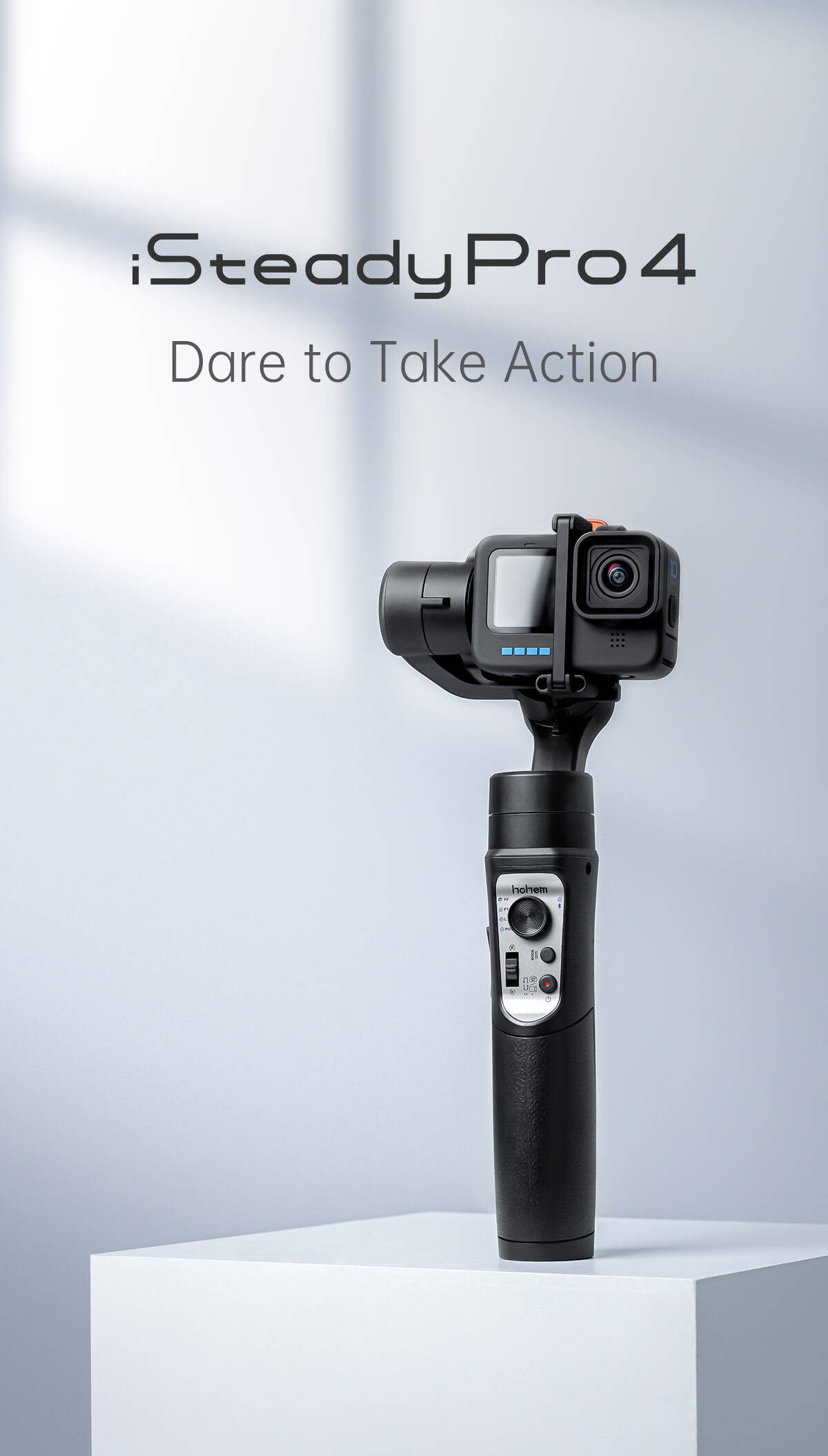 Hohem iSteady Pro 4 Gimbal Stabilizer for gopro Dji insta360 Action Camera